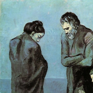 Pablo Picasso, the Tragedy, 1903, Fine Reproduction, Fine Art Print - Etsy