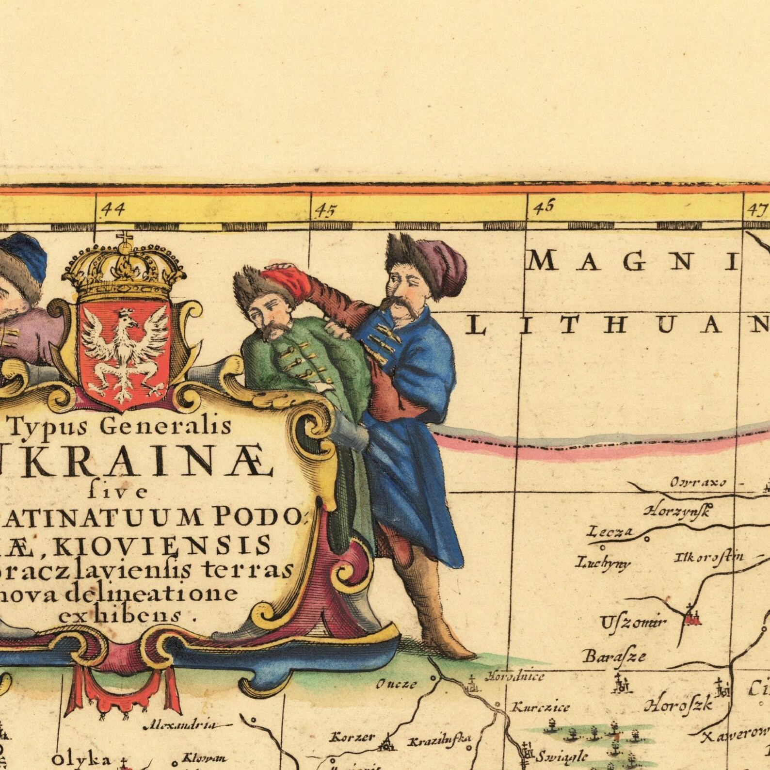 Old Map of Ukraine 1690 Very Rare Map Ancient Map Fine | Etsy