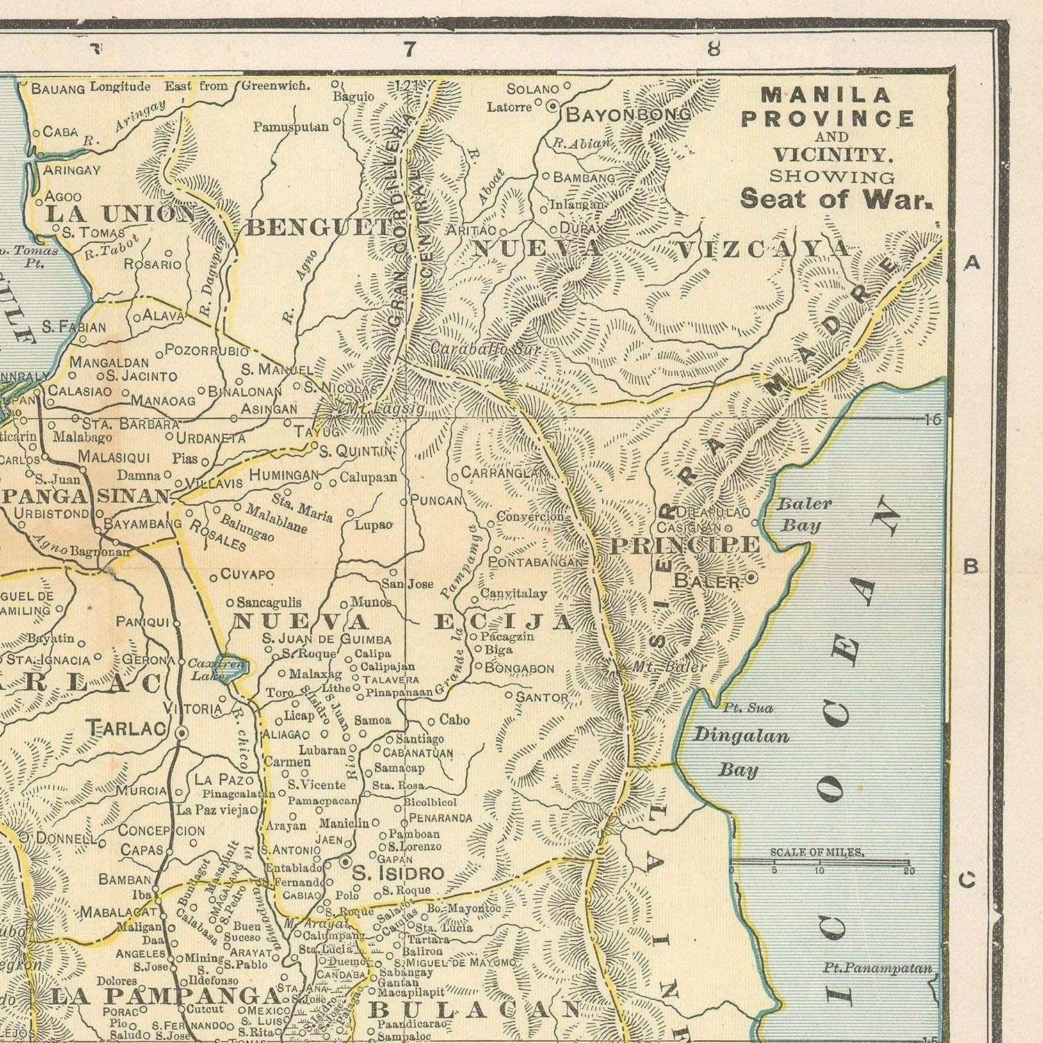 Old Map of Philippines 1899 Fine Reproduction Large Map - Etsy