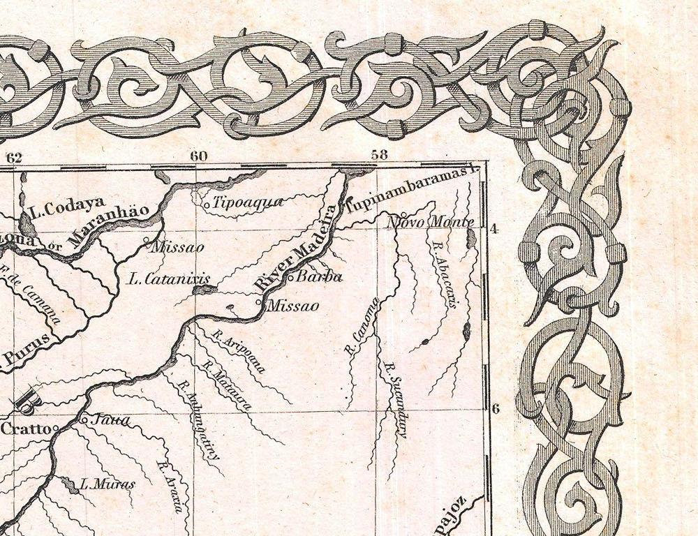 Antique Peru & Bolivia Map: 18th Century Fine Art Print - Etsy