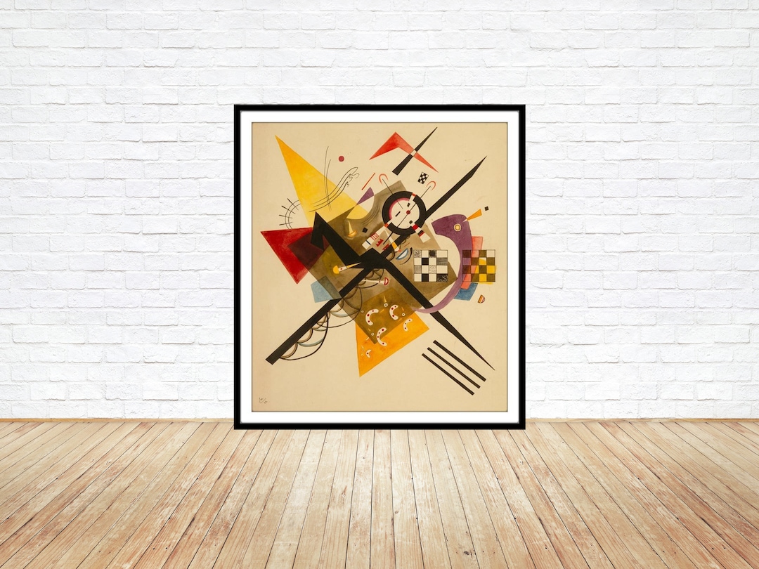 Kandinsky Abstract Art Print: Study for Auf Weiss II, 1922 - Etsy