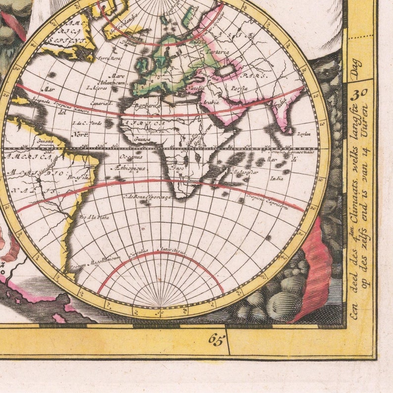 Old Map of Europe 1705 Extremely Rare Antique Map Fine - Etsy