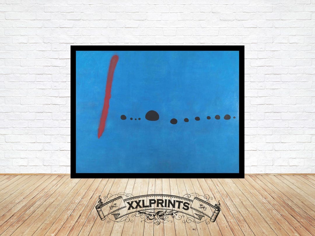 Joan Miro 'blue II' Print, Fine Art Reproduction - Etsy