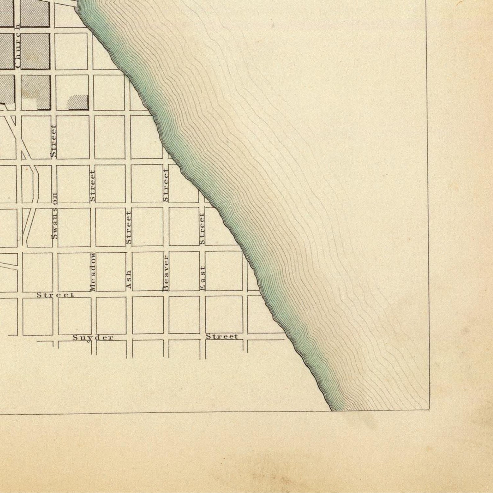 Old Map of Philadelphia 1840 City Plan Antique Map Fine | Etsy