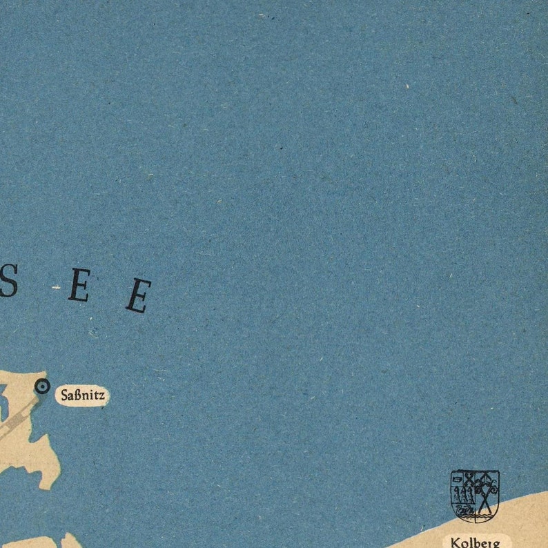 Old Pictorial Map of Germany 1950 Fine Reproduction Large - Etsy