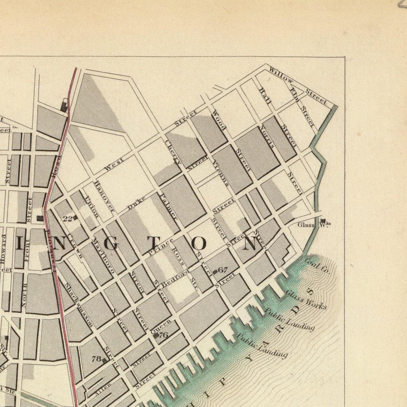 Old Map of Philadelphia 1840 City Plan Antique Map Fine | Etsy