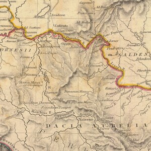 Old Map of Ancient Macedonia,thracia,illyria,moesia, Dacia, 1830,fine ...