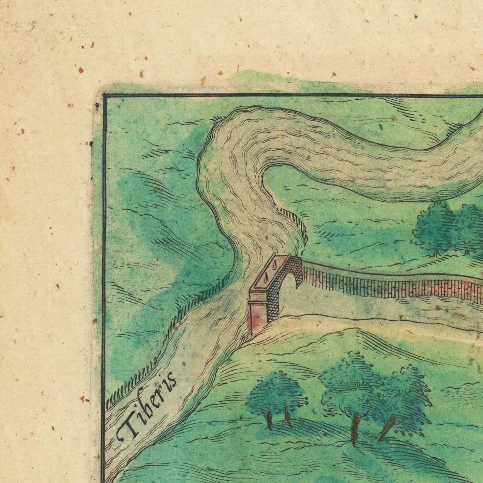 Ancient Map of Roman City of Ostia 1588 Very Rare Map Fine - Etsy