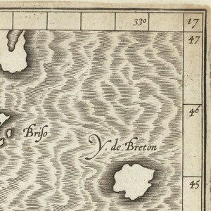 Norumbega Map Print: 1597 Ancient Map Reproduction - Etsy