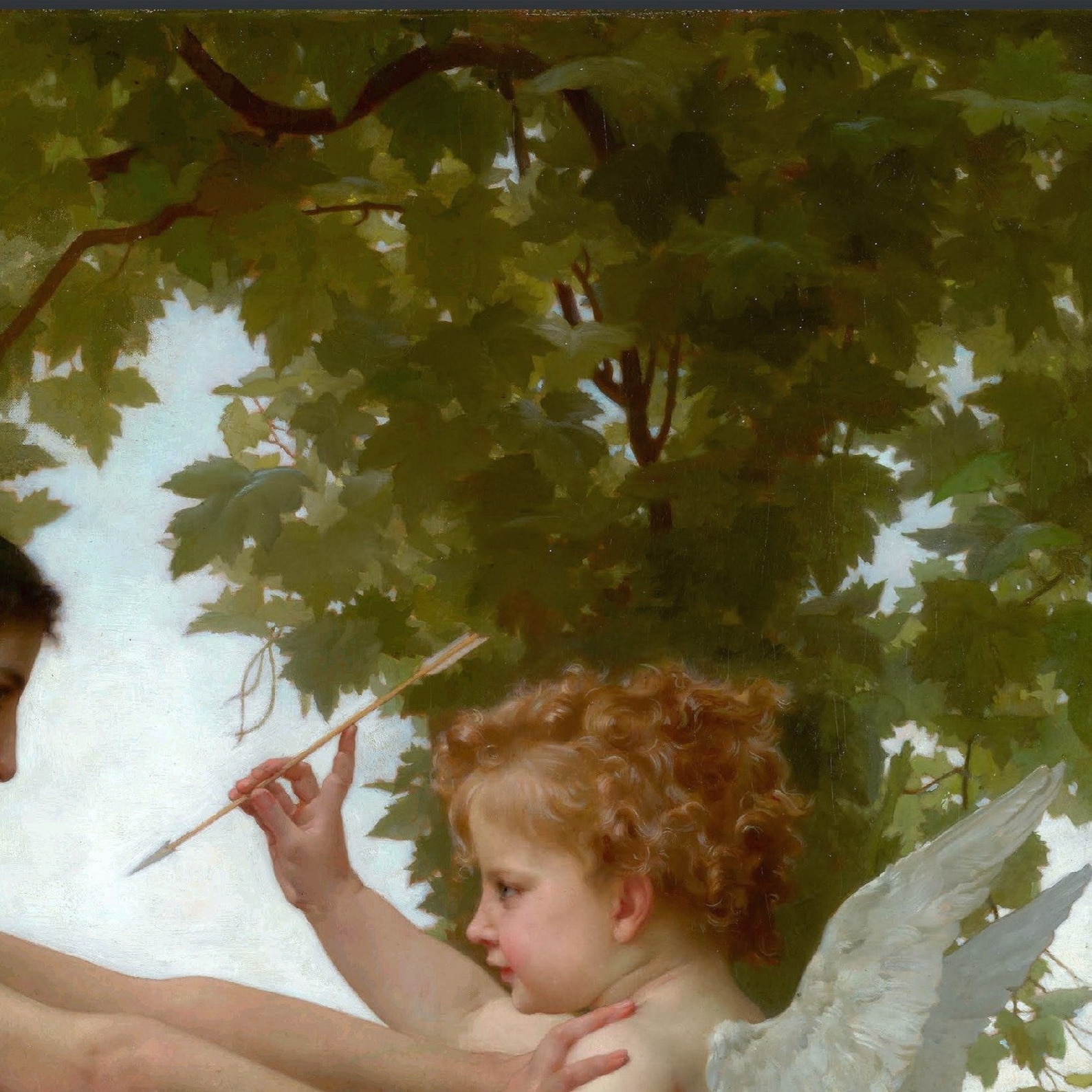 William Adolphe Bouguereau A Young Girl Defending Herself - Etsy Israel