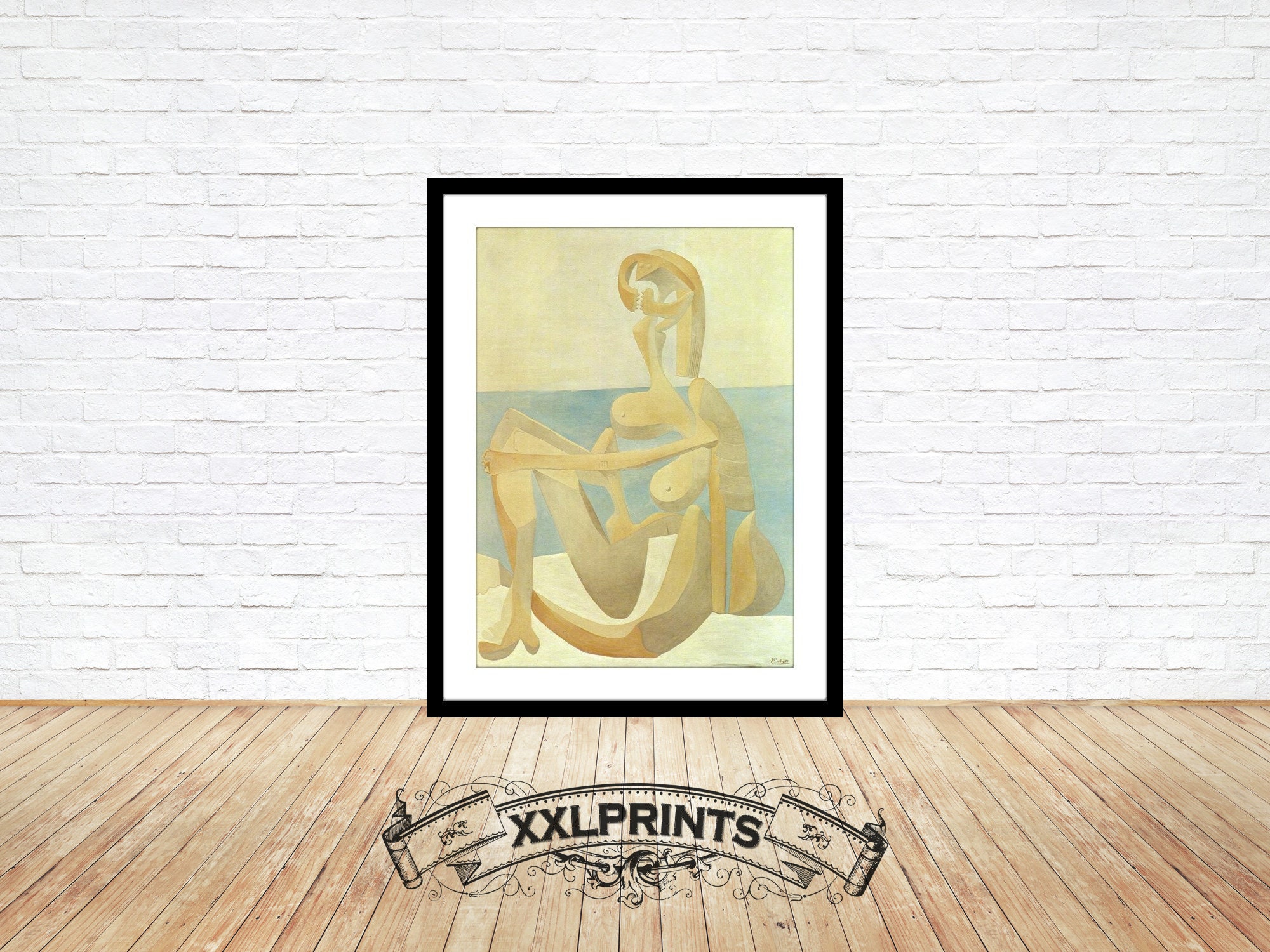 Pablo Picasso Seated Bather 1930 Fine Reproduction Fine - Etsy