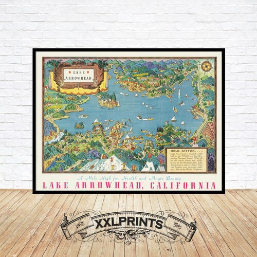 Historical Print Map of the Arrowhead Region Minnesota | Etsy