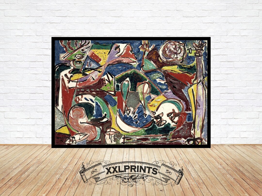 Jackson Pollock, the Key, 1946,fine Reproduction, Fine Art Print, Large ...