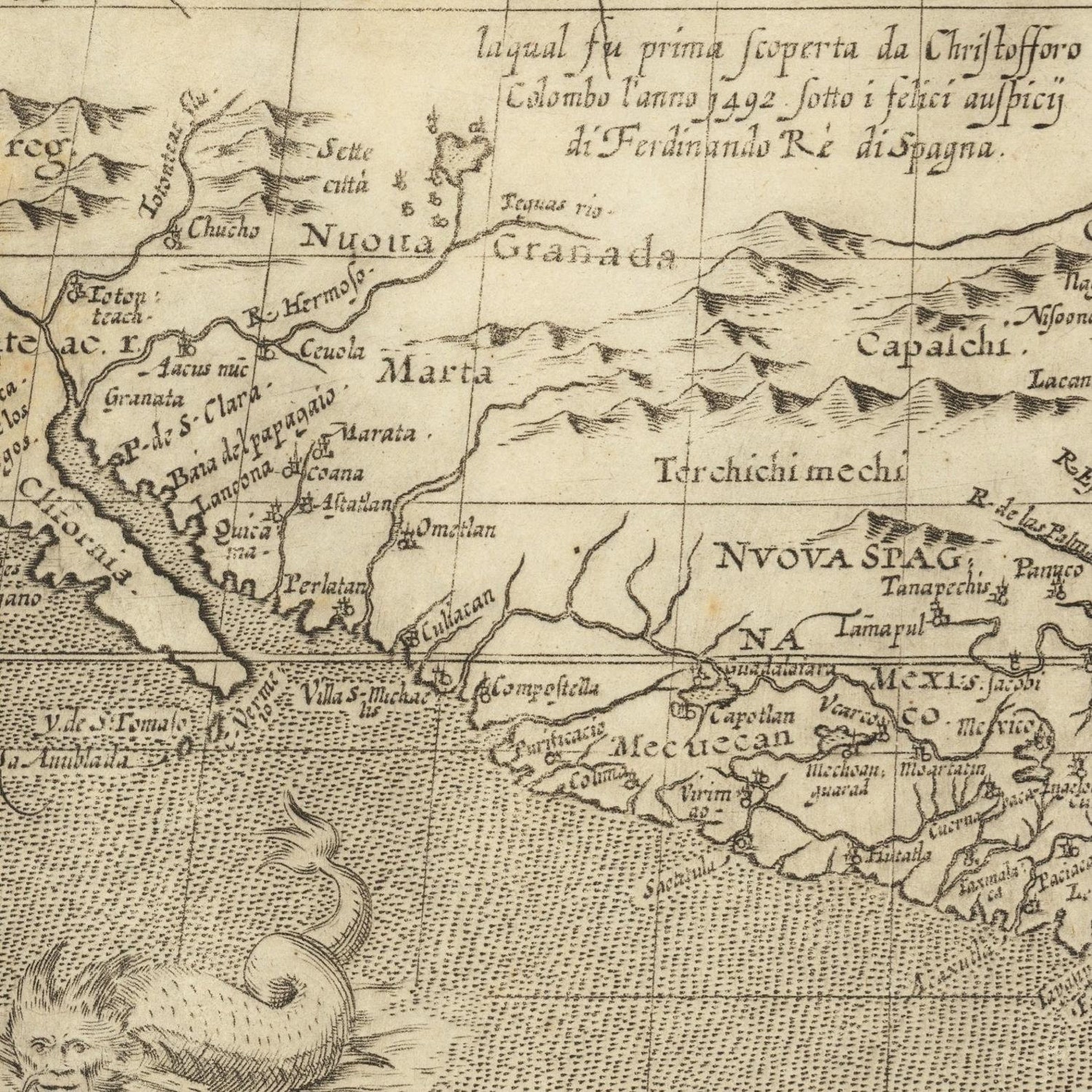 Ancient Map of America 1600: Fine Art Giclée Print - Etsy