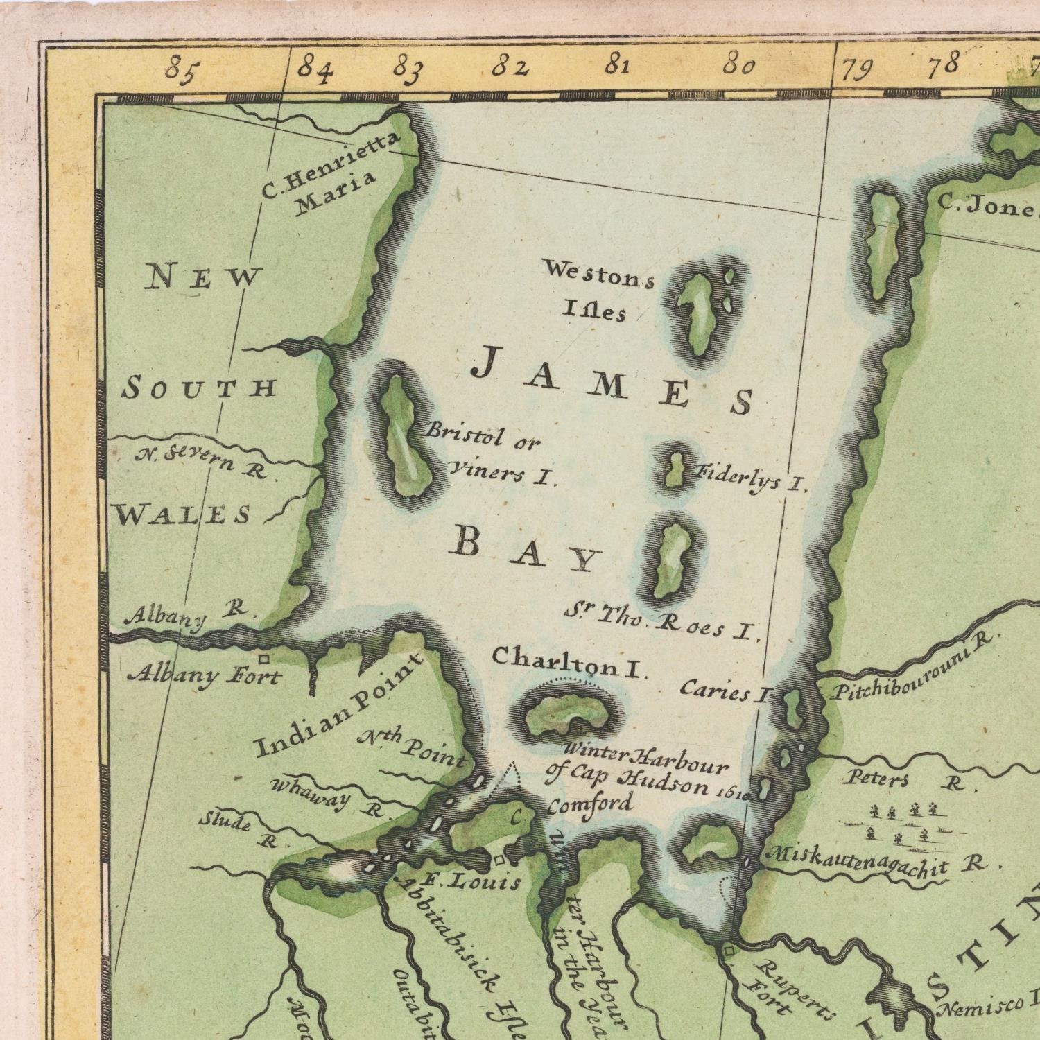 Old map of New Foundland New Scotland New England New York | Etsy