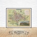 Antique Oxford Map Print: 1808 City Plan Reproduction - Etsy