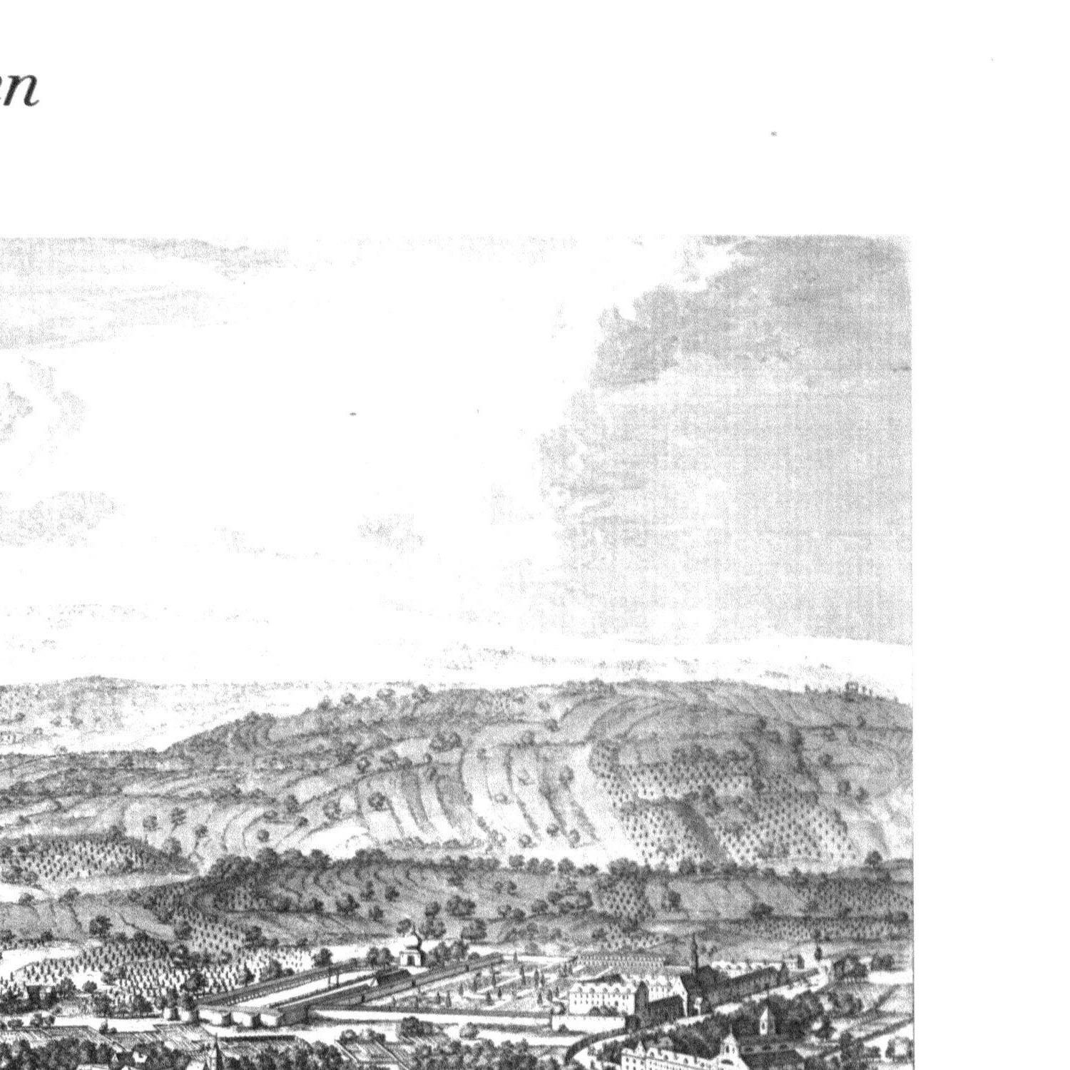 Ancient Map of Vienna 1683 Bird's Eye View Rare Map - Etsy