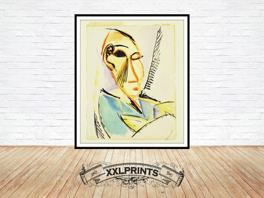 Picasso Print: Head of a Medical Student, 1907 - Etsy