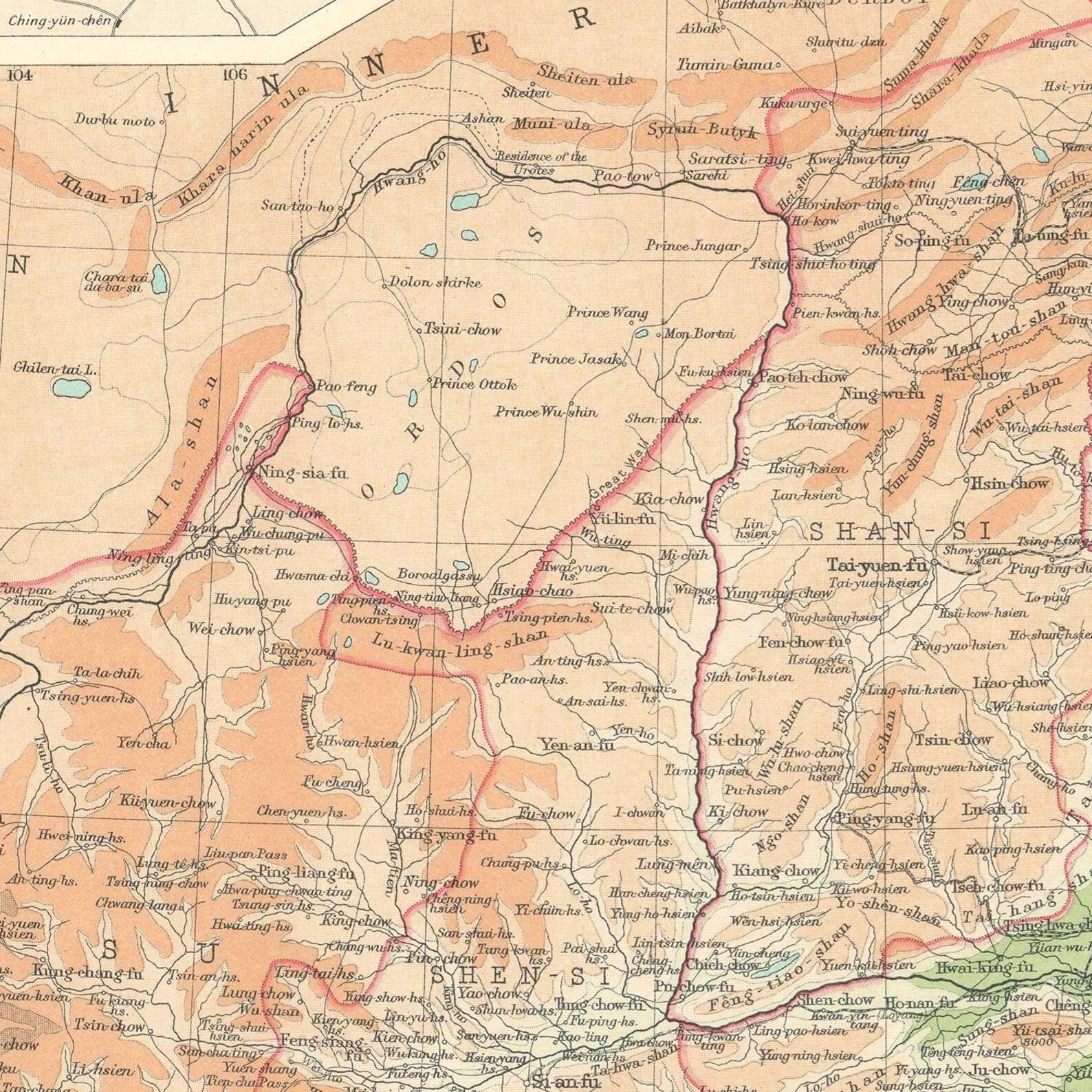 1922 China Map Print: Vintage Fine Art Reproduction, Oversize - Etsy
