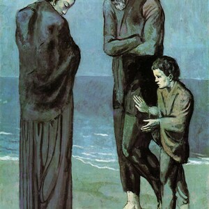 Pablo Picasso, the Tragedy, 1903, Fine Reproduction, Fine Art Print - Etsy