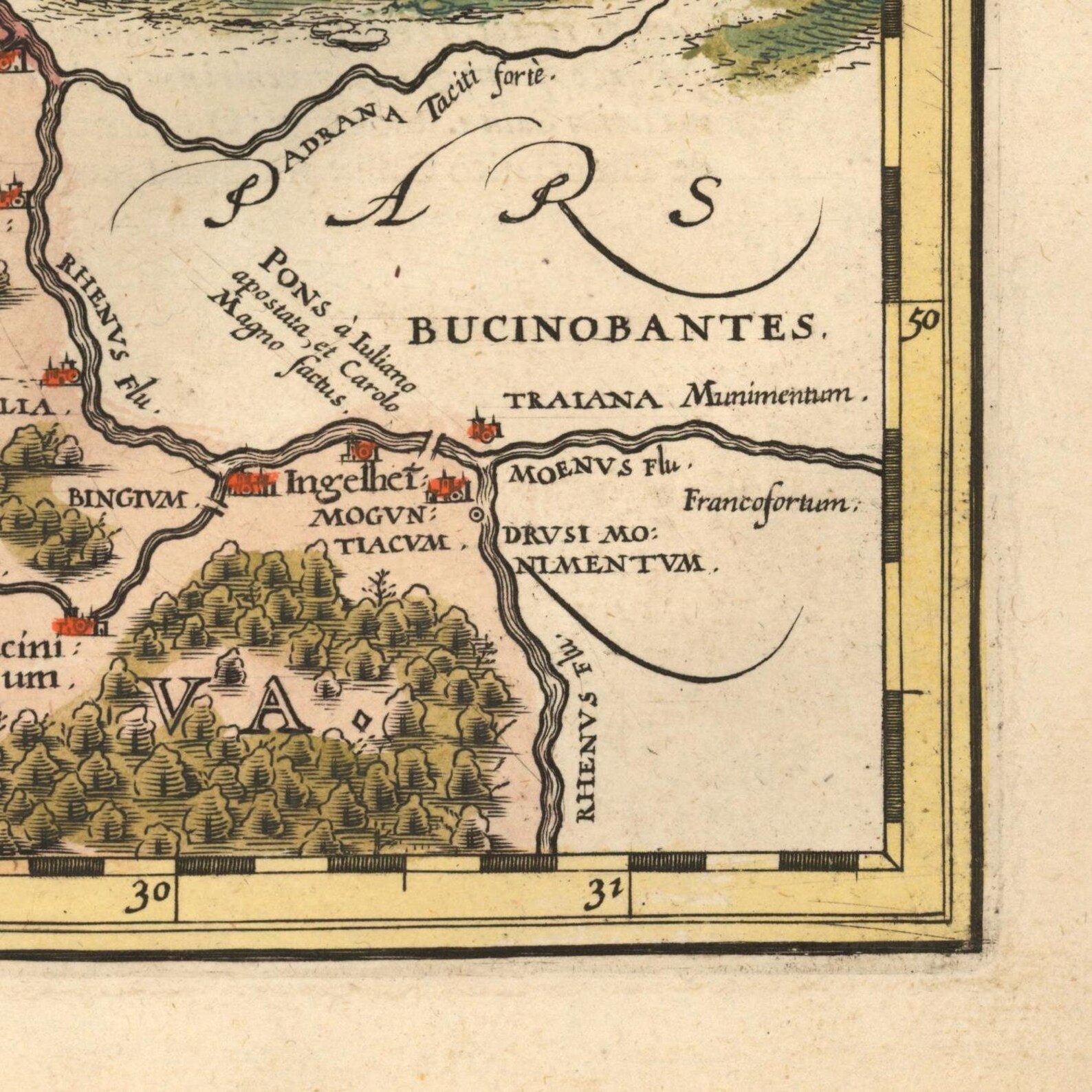 Old Map of Belgium 1617 Ancient Map Very Rare Fine | Etsy