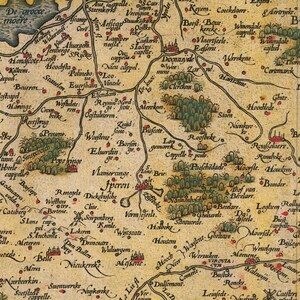 Flanders Map Print: 1584 Antique Flandria Reproduction - Etsy