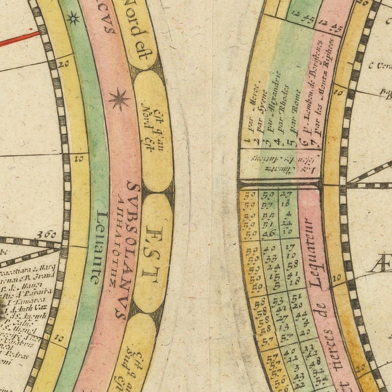 Ancient Map of the World 1661 Very Rare Fine Reproduction - Etsy