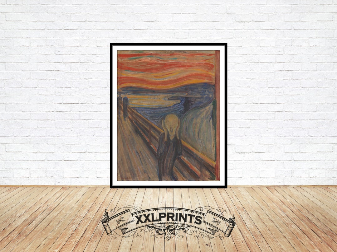 Edvard Munch, the Scream, 1893, Fine Reproduction, Fine Art Print - Etsy
