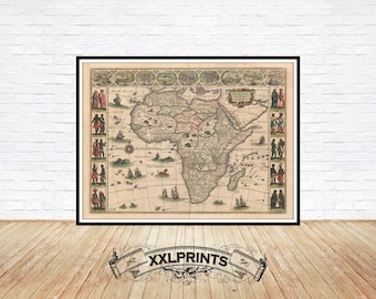 Old Map of Russia 1642 Rare Map Ancient Fine Reproduction | Etsy