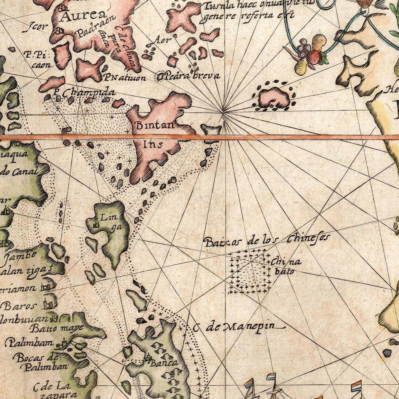 Java & Sumatra Ancient Map Print, 1595: Fine Art Reproduction - Etsy