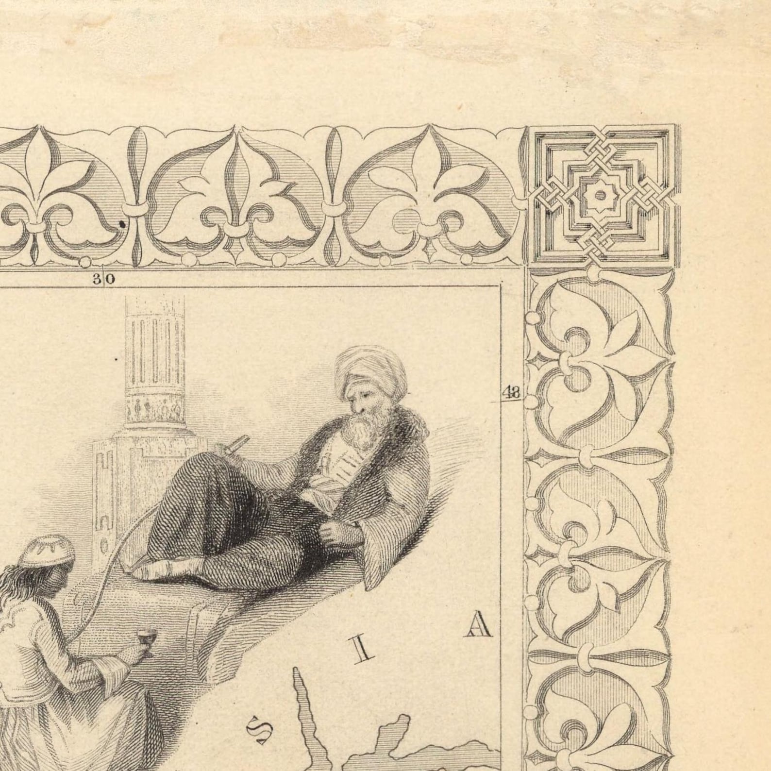 Old Map of Turkey in Europe 1851 Antique Map Fine | Etsy