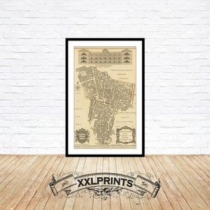 Old Map of Cripplegate,hony Lane Market,st Laurences,maiden Lane,st ...