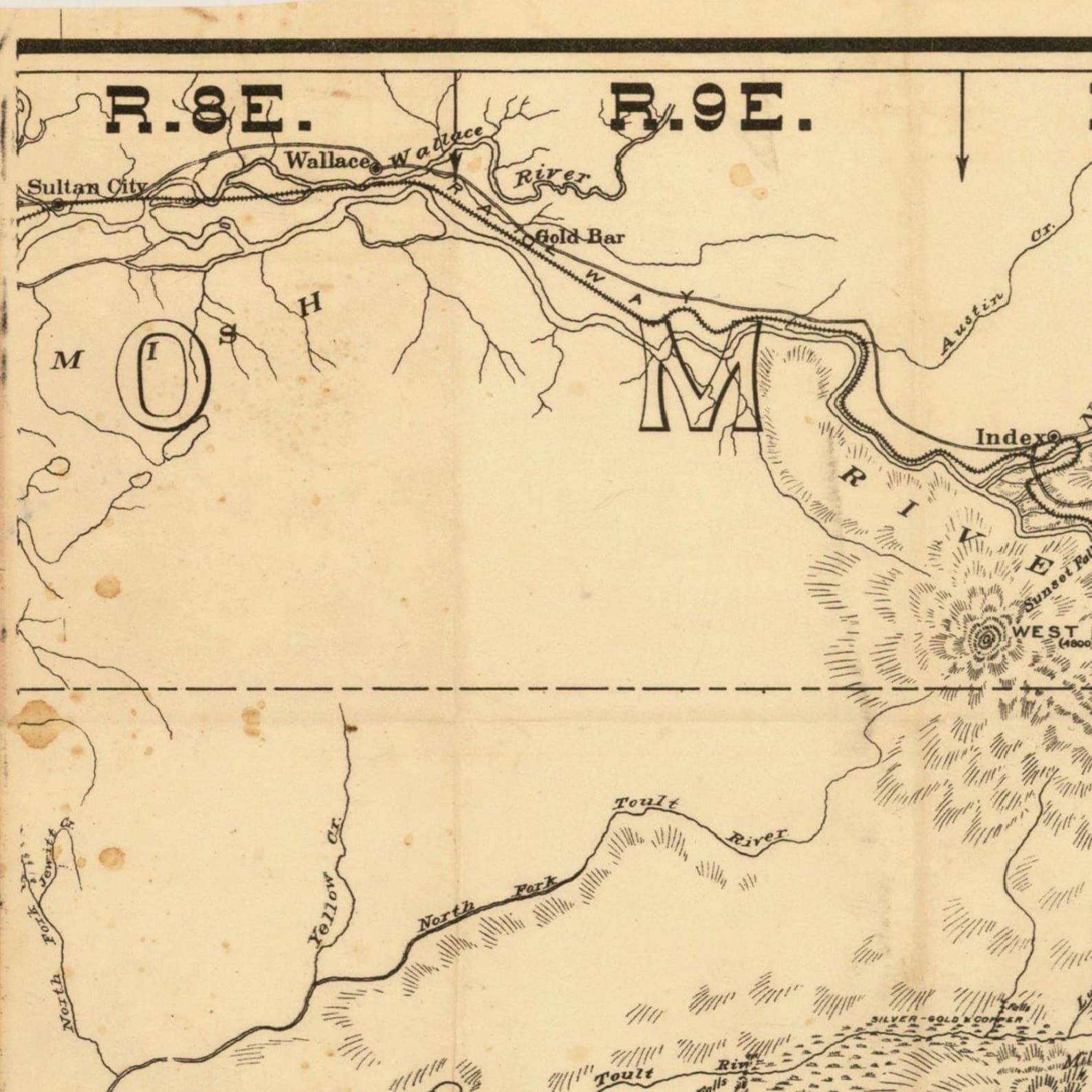 King County WA Map Print: 1894 Antique Fine Art Reproduction - Etsy