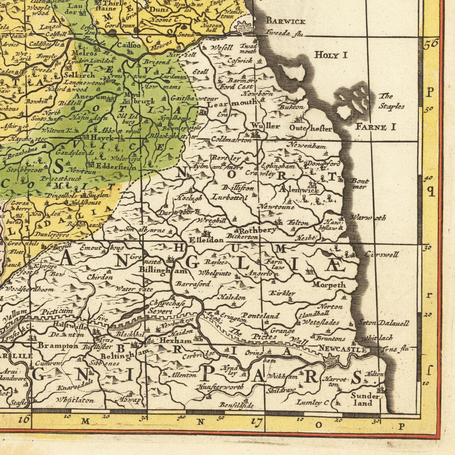 Old Map of Scotland 1690 Very Rare Map Antique Fine - Etsy