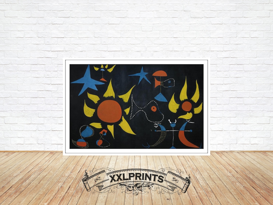 Joan Miro - Self Portrait 2, 1938, Fine Reproduction, Fine Art Print - Etsy