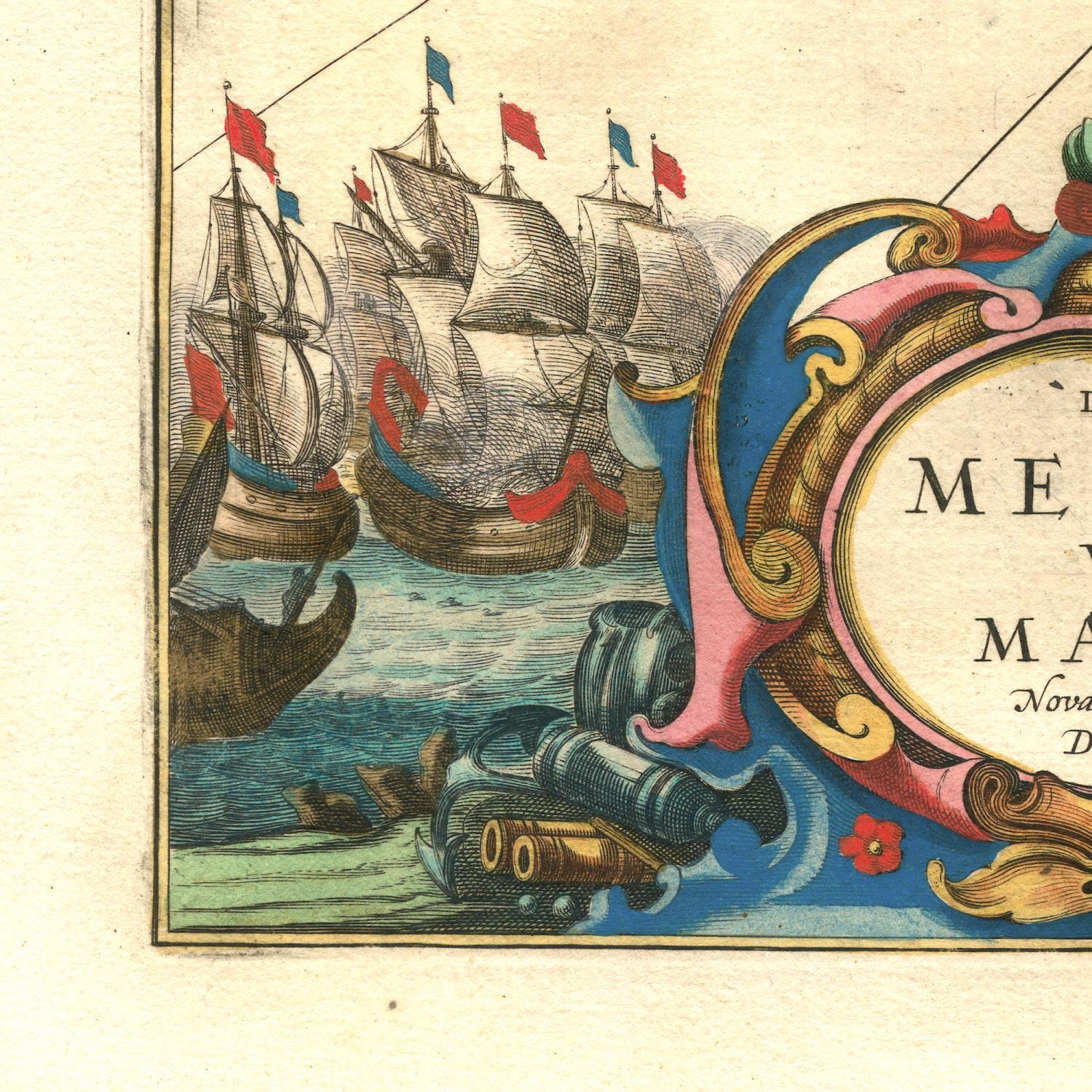 Ancient Map of Malta 1660 Extremely Rare Map Beautiful Map | Etsy