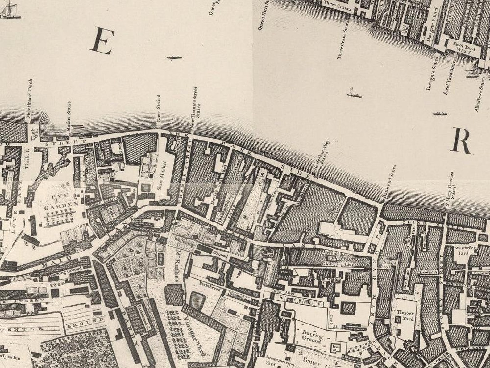 Antique London Map Print: 1746 Reproduction, Fine Art Decor - Etsy