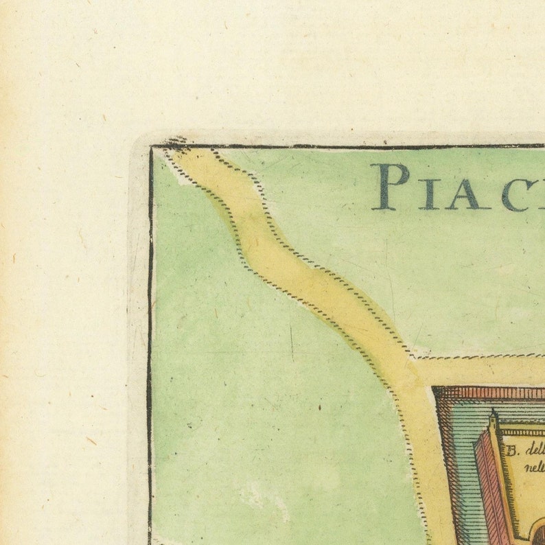 Ancient Piacenza Map Print, 1688: Fine Art Reproduction - Etsy