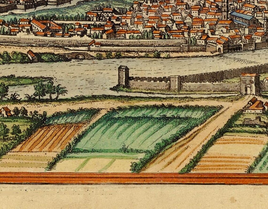 1600s Florence Map Print: Antique Italian City View (digital Download ...
