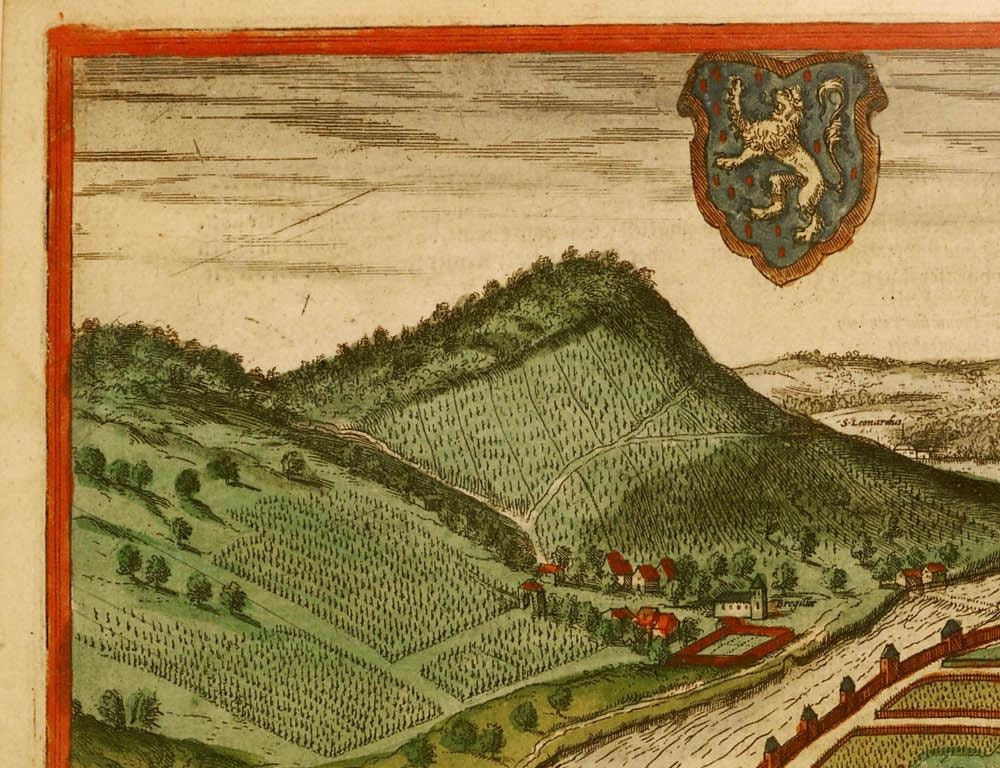 Besançon Map Print: 1572 Vesontio, Rare Vintage Fine Art - Etsy