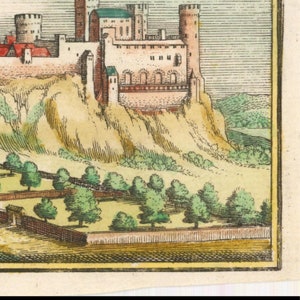 Old Map of Talinn, 1640, Bird's Eye View, Rare, Ancient, Fine ...