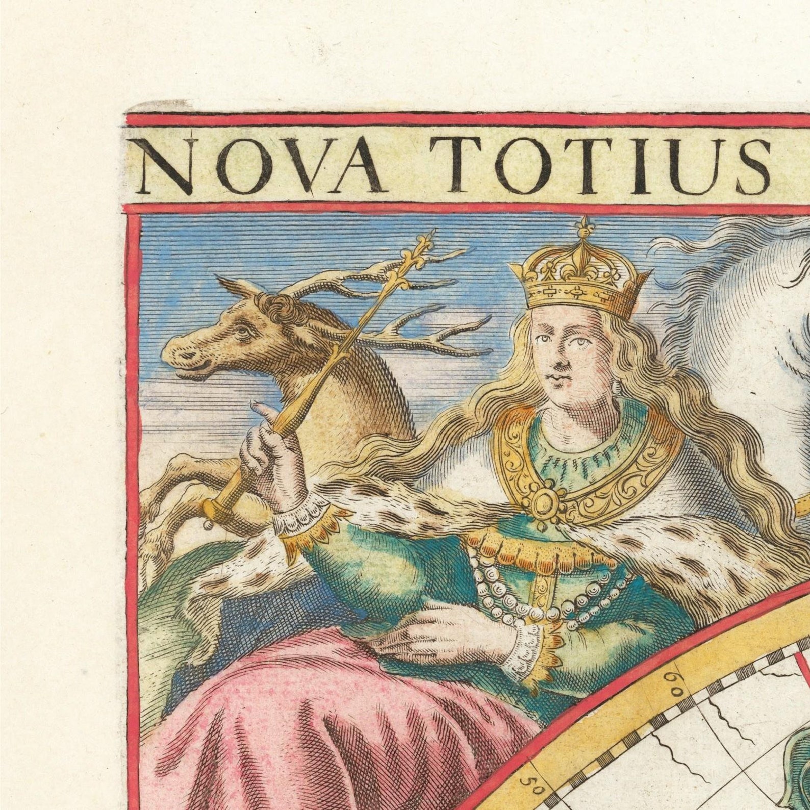 Ancient Map of the World 1636 Very Rare Map Old Map Fine | Etsy