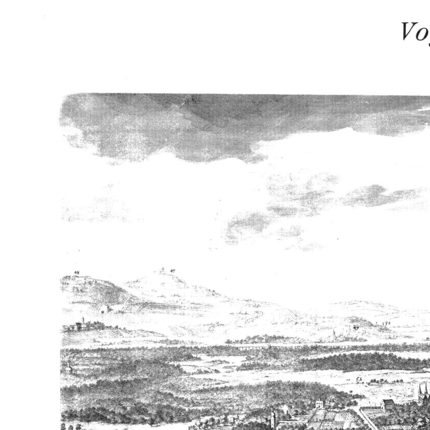 Ancient Map of Vienna 1683 Bird's Eye View Rare Map - Etsy