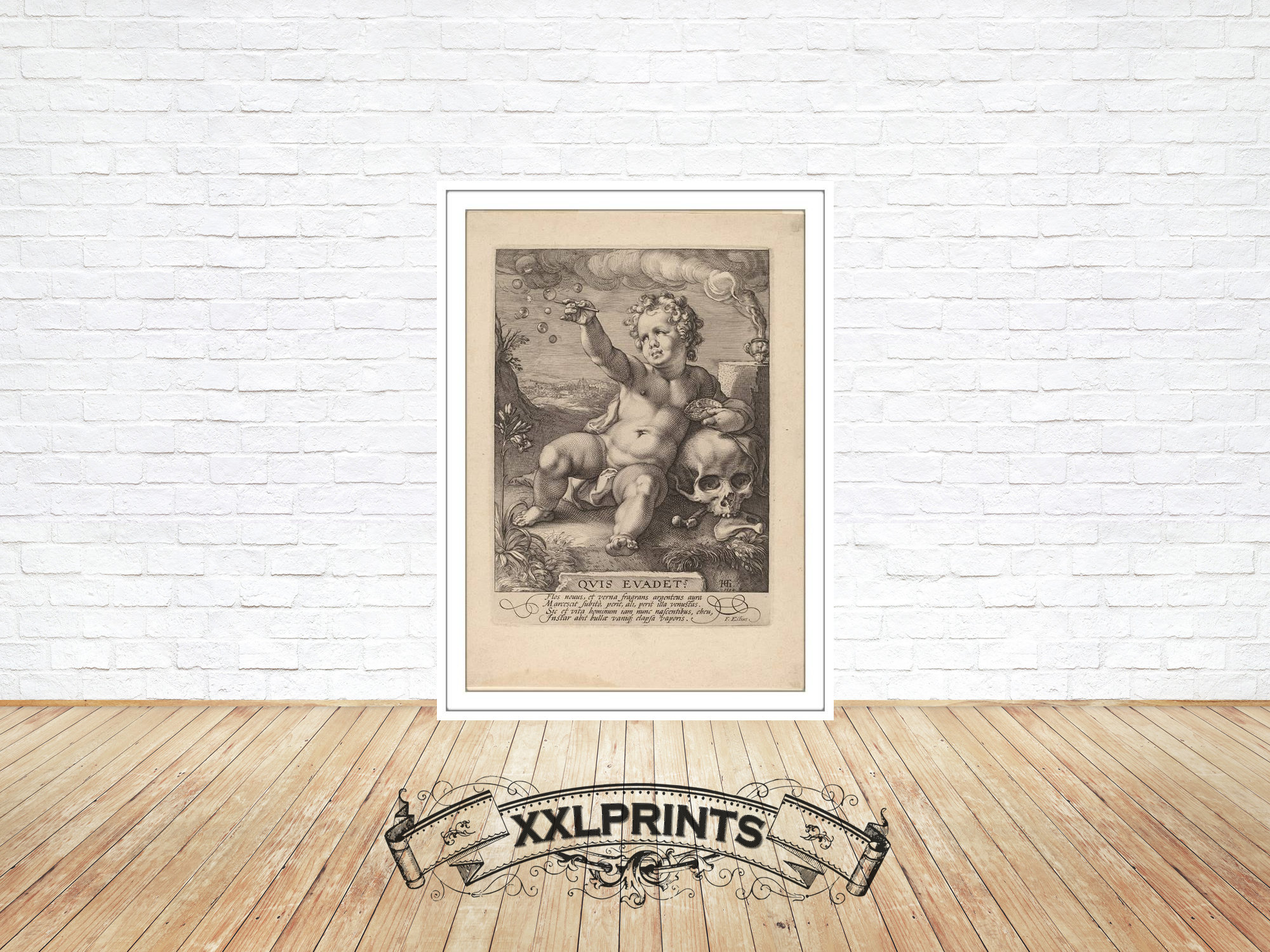 Hendrick Goltzius, Allegory of Transience (homo Bulla), 1594, Fine ...