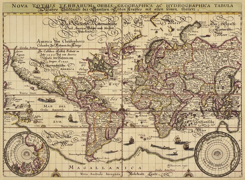 World Map 1492