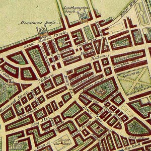 17th Century London Map Print: Vintage Fine Art Reproduction - Etsy