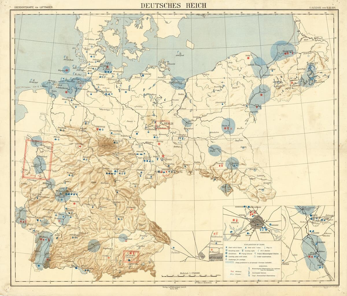 Old Map of Deutsches Reich 1914 Rare Map Fine Reproduction - Etsy