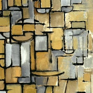 Piet Mondrian, Tableau No. 1, 1913, Fine Reproduction, Fine Art Print ...