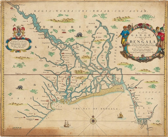 Carte Du Fleuve Gange