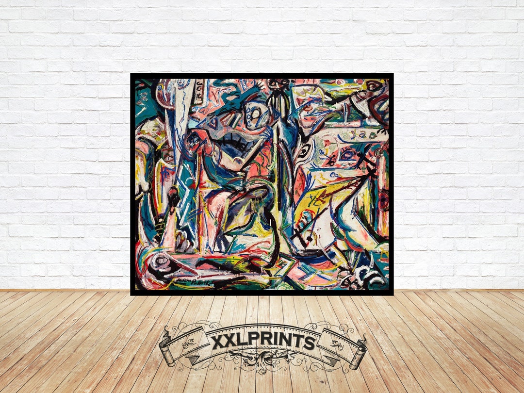 Jackson Pollock, Circumcision, 1946, Fine Reproduction, Fine Art Print ...